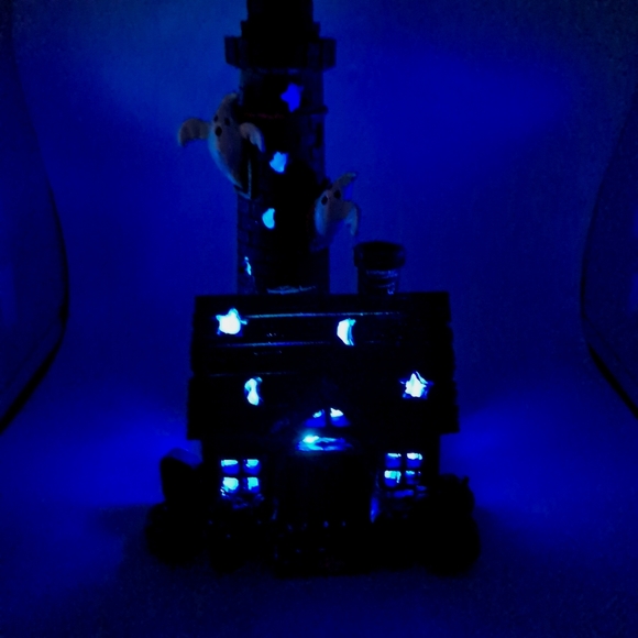 Transpac | Holiday | Haunted Light House Halloween Ghost Light Up ...